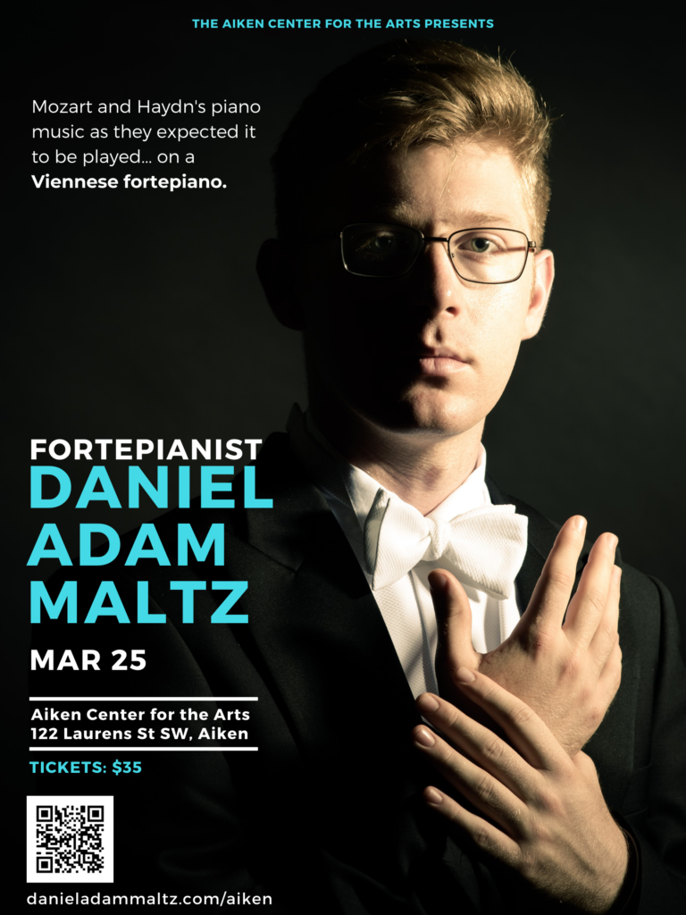 Daniel Maltz Fortepiano Concert - SC Arts Hub