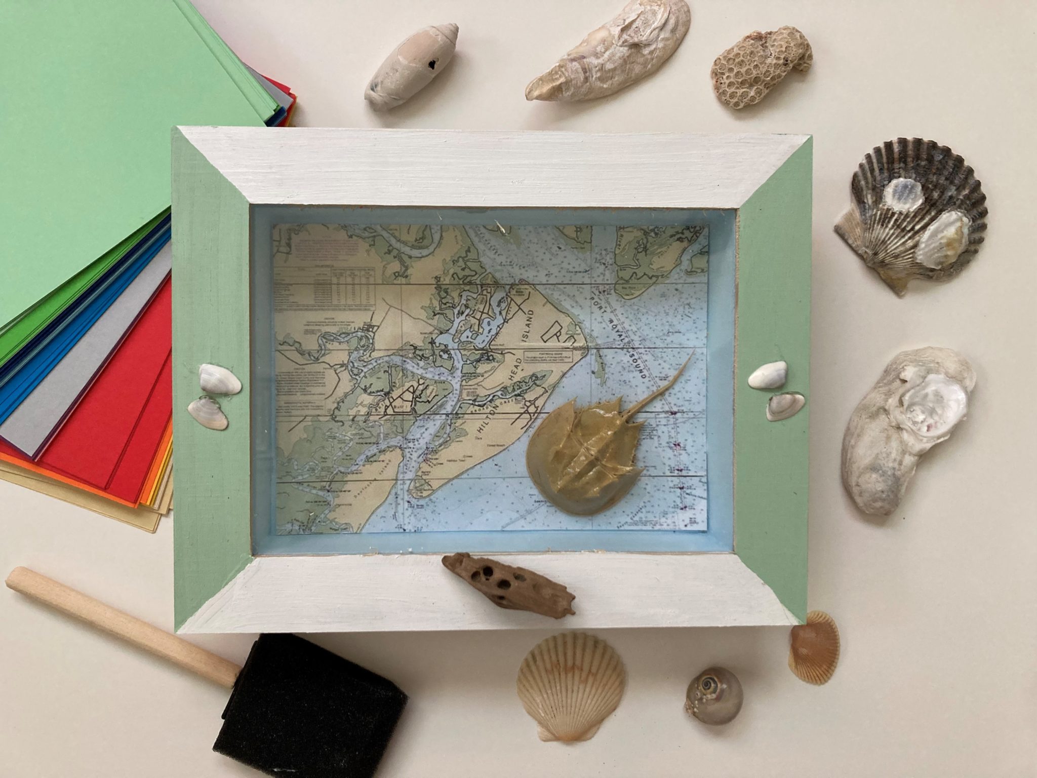 Make Beach Treasure Shadow Boxes - SC Arts Hub