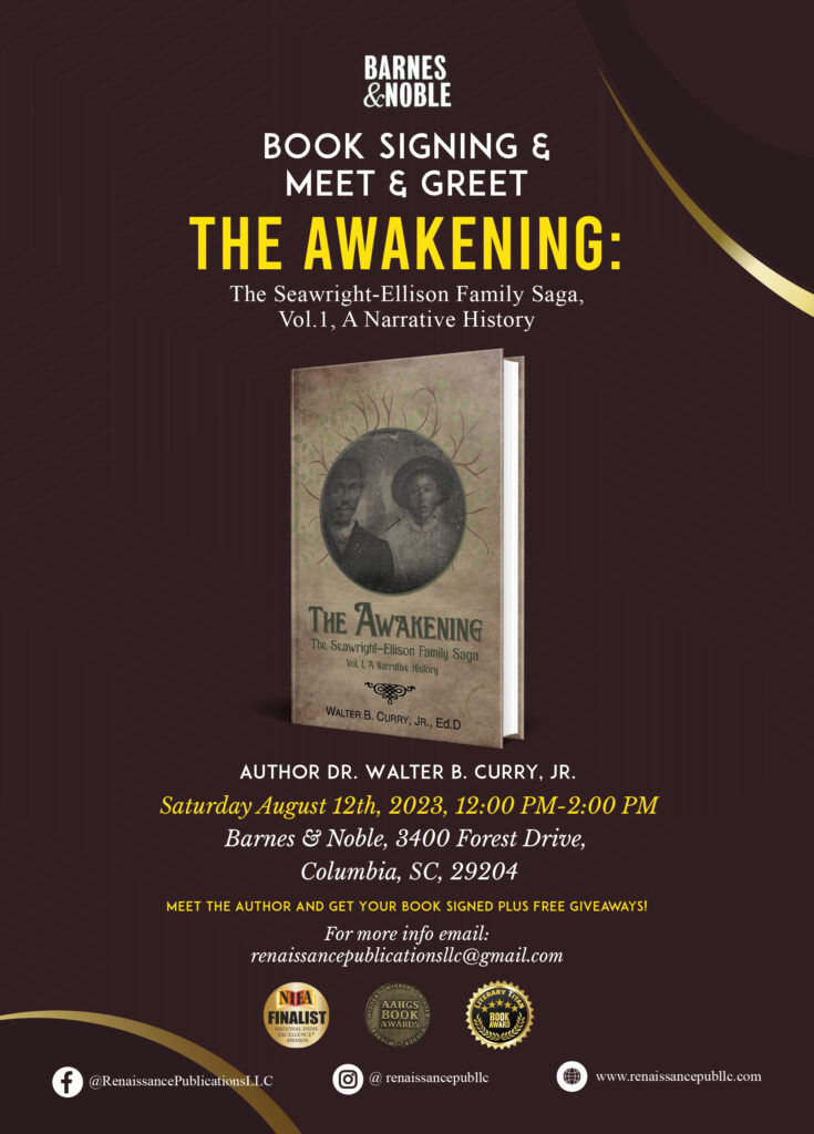 Book Signing/ Meet & Greet with Dr. Walter Curry - SC Arts Hub