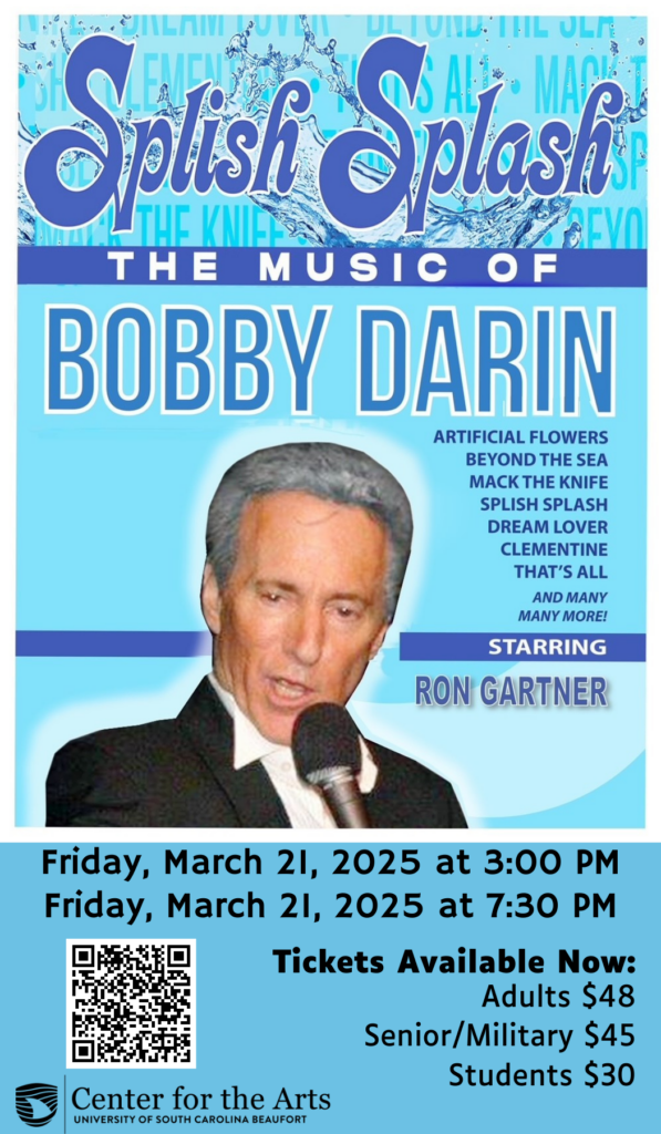 “Splish Splash” The Music of Bobby Darin starring Ron Gartner - SC Arts Hub